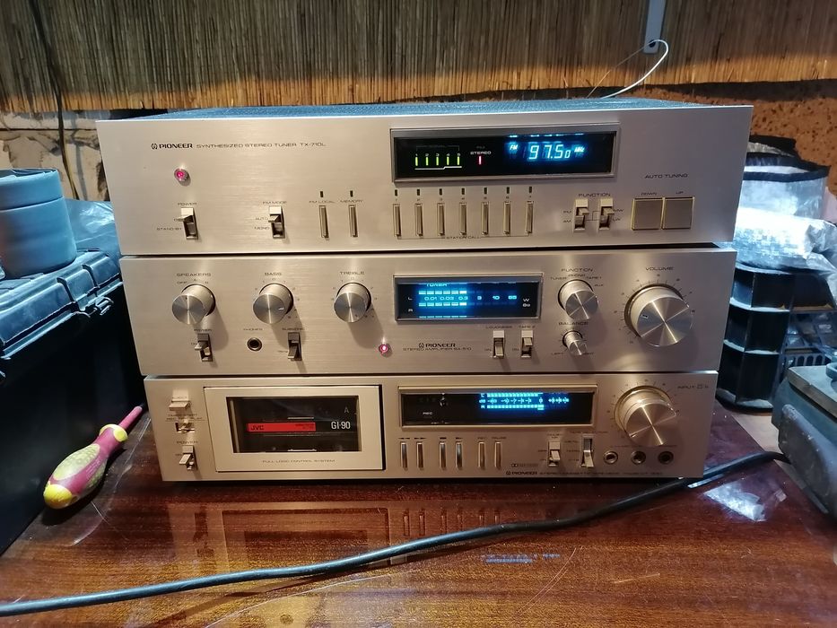 Pioneer Blue line Vintage Audio 1980 zestaw Kleosin • OLX.pl