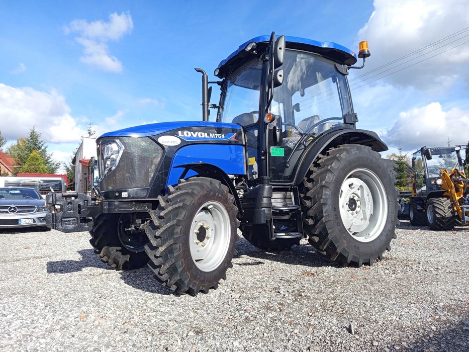 LOVOL M754 - silnik Doosan 75 KM - klimatyzacja + obciążniki - nowy ...