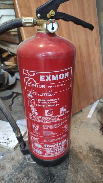 Extintor Pó ABC 6kg Marca Exmon Braga (São José De São Lázaro E São ...