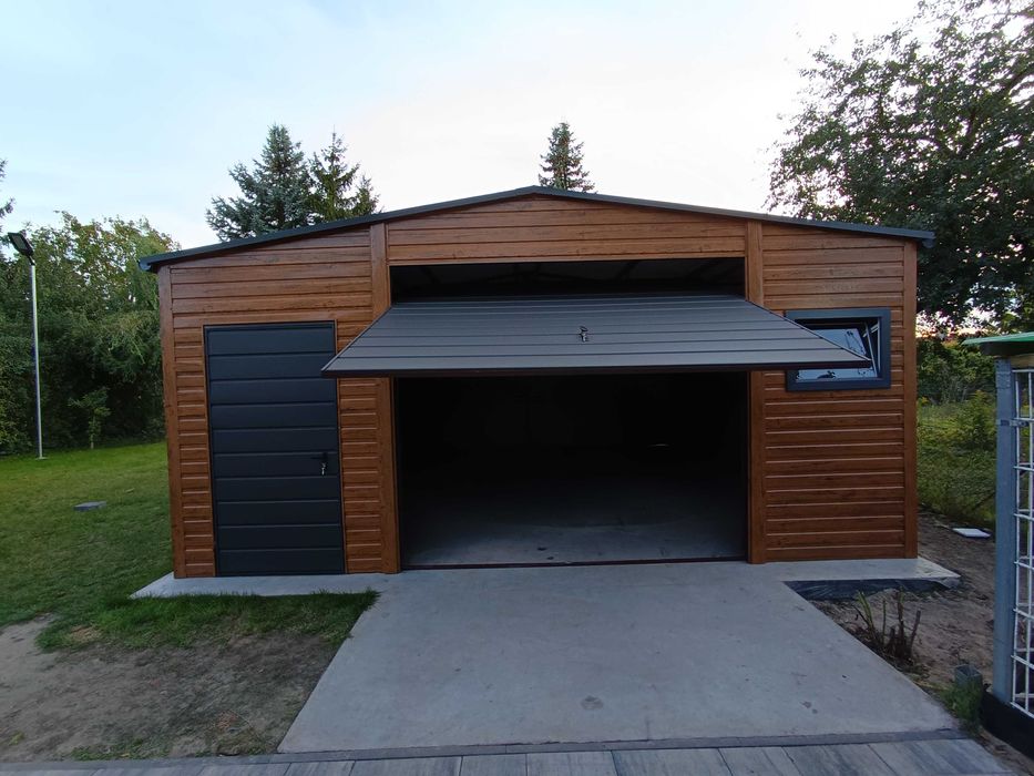 Garaz blaszany garaż blaszak garaże blaszane 6*6 7x5 na busa profil ...