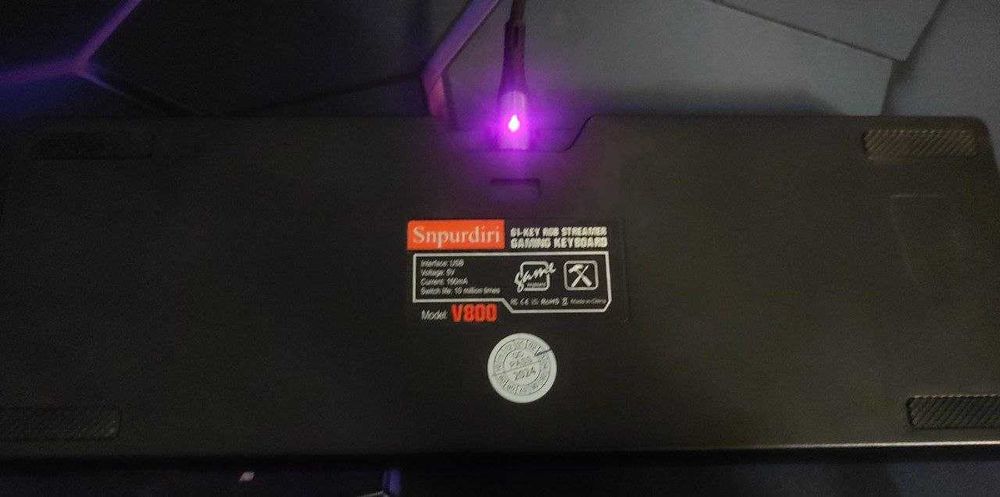 Ігрова механічна клавіатура Snpurdiri V800 (61 клавіша): 1 100 грн ...