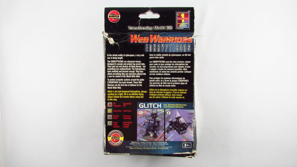 AIRFIX - Web Warriors Enkrypticons Transormujący Model Robot Samolot ...