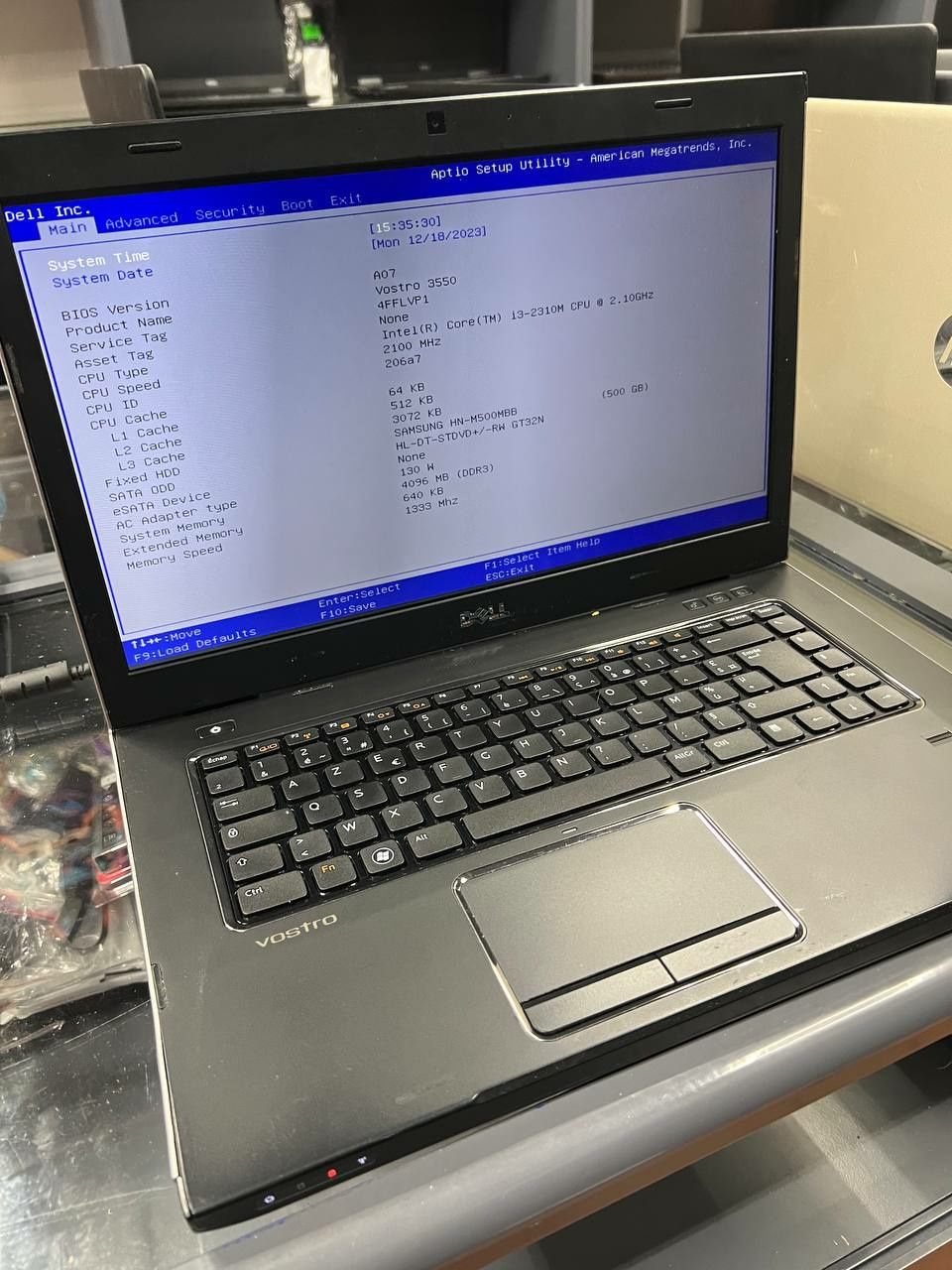 Ноутбук Dell intel i3: 2 200 грн. - Ноутбуки Запоріжжя на Olx