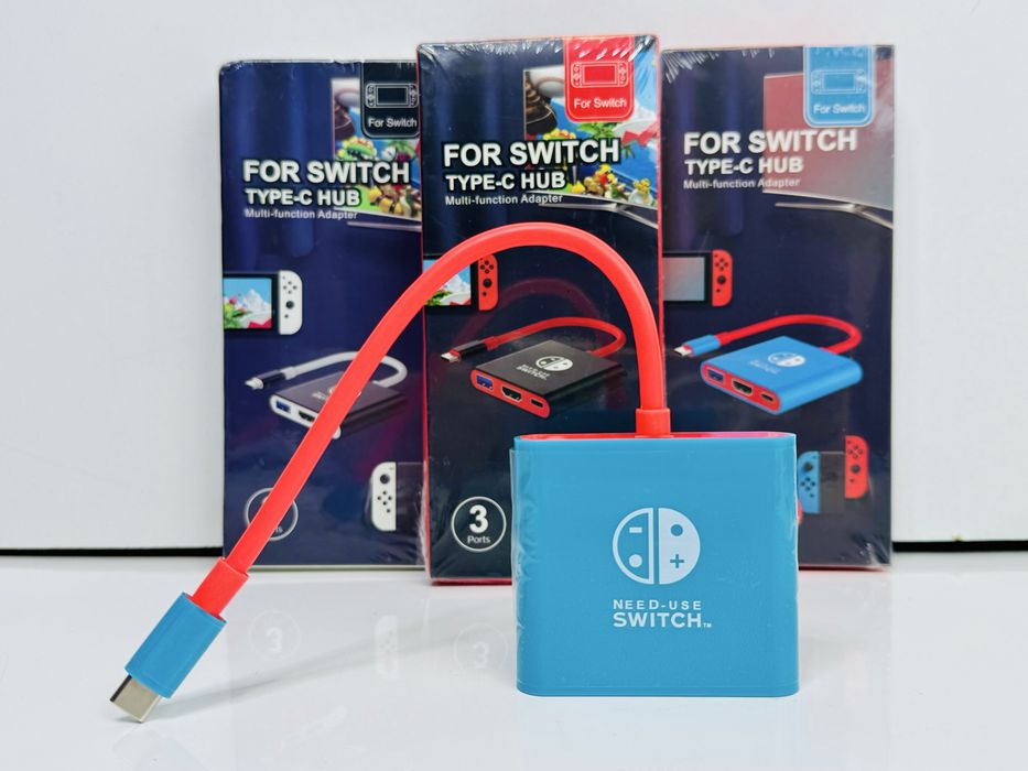 Нова Портативна док-станція для Nintendo Switch TYPE-C Hub HDMI,USB3.0: ...