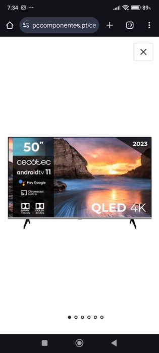 Smart TV Cecotec 50 polegadas Benfica • OLX.pt