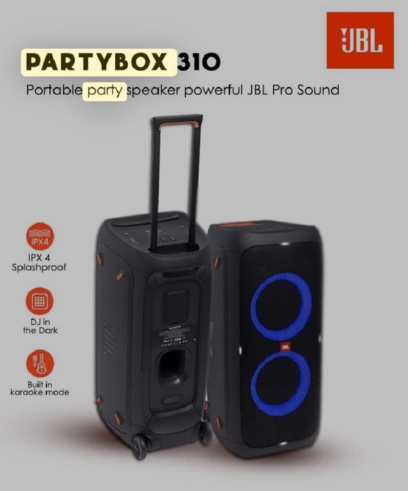 JBL Party Box 310 , Jbl. Encore + мікрофон (оренда, прокат, продаж) - Прокат техніки та ...