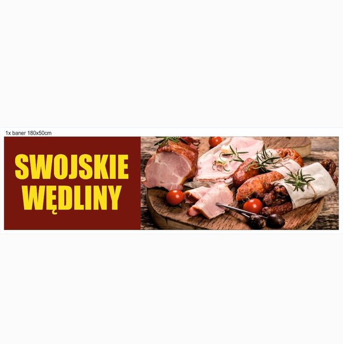 Baner reklamowy 180x50 Marki • OLX.pl