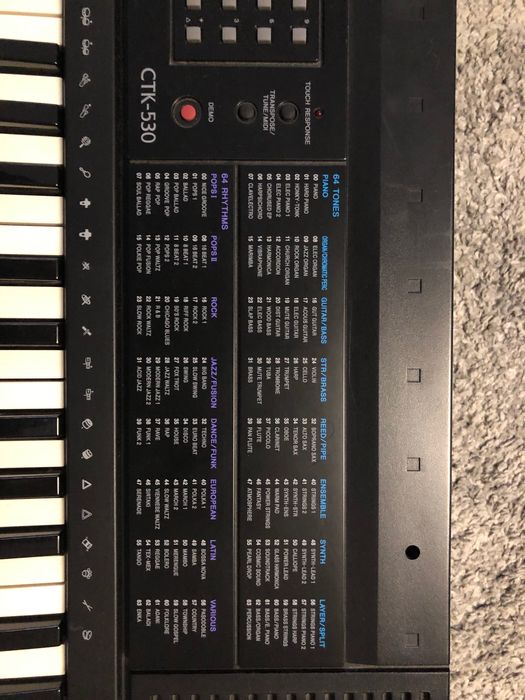 Teclado/Piano NOVO Casio CTK-530 Nossa Senhora do Amparo • OLX Portugal