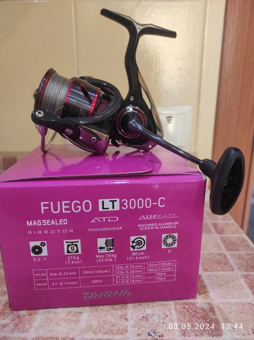 Котушка Daiwa Fuego LT 3000-C: 1 700 грн. - Полювання / риболовля Київ на Olx