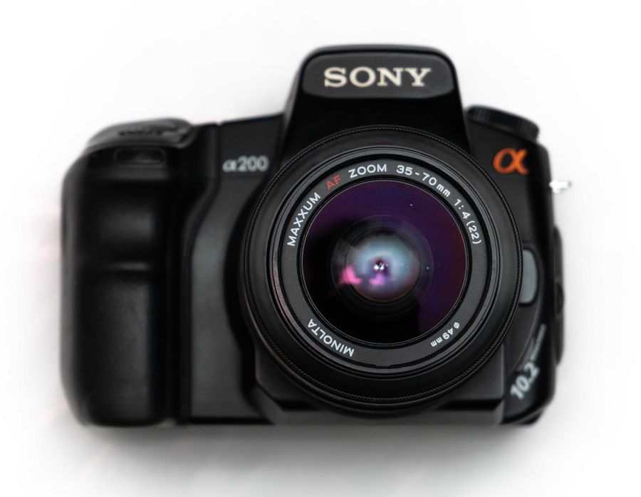 Sony A200 (Alpha 200/α 200/DSLR-A200), Minolta 24mm F2.8, 35-70mm F4: 1 600 грн. - Цифрові ...