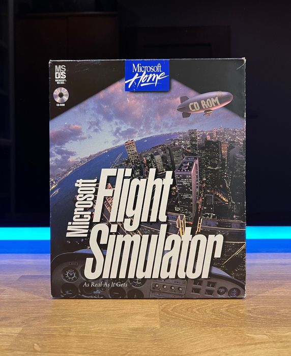 Microsoft Flight Simulator 5.1 (PC EN 1995) BIG BOX premierowe wydanie ...