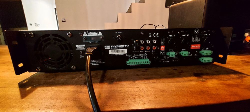 Wzmacniacz strefowy DAP ZA-9120TU 120W 100V Lusina • OLX.pl