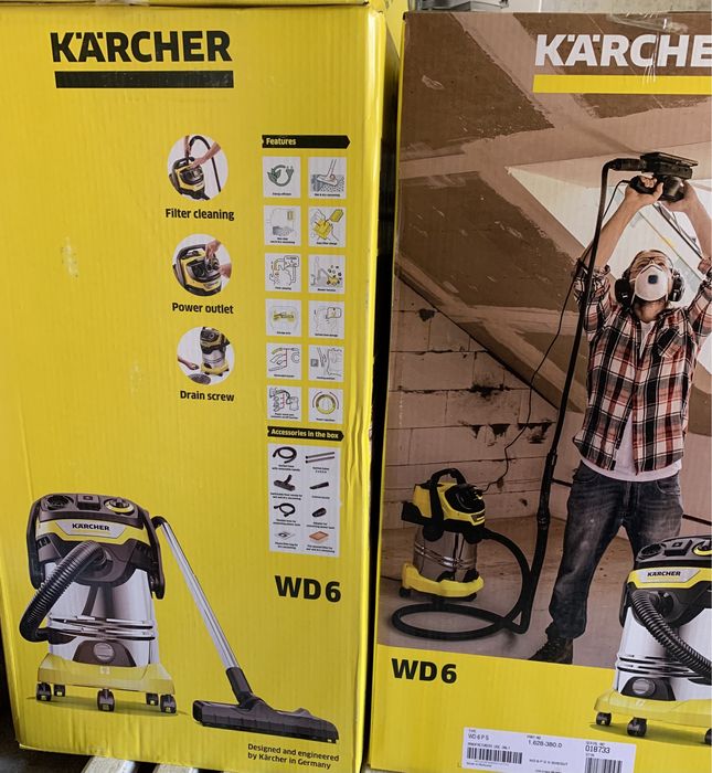 Karcher WD6 p premium с Германии шланг -2024 г пылесос пилосос: 8 080 грн. - Пилососи Львів на Olx