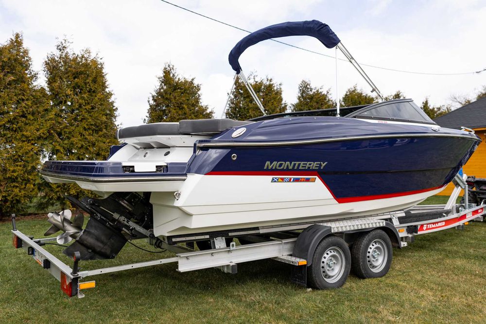 Łódź motorowa motorówka Monterey 238 ss 2017r 4,5 Mercruiser Białystok ...
