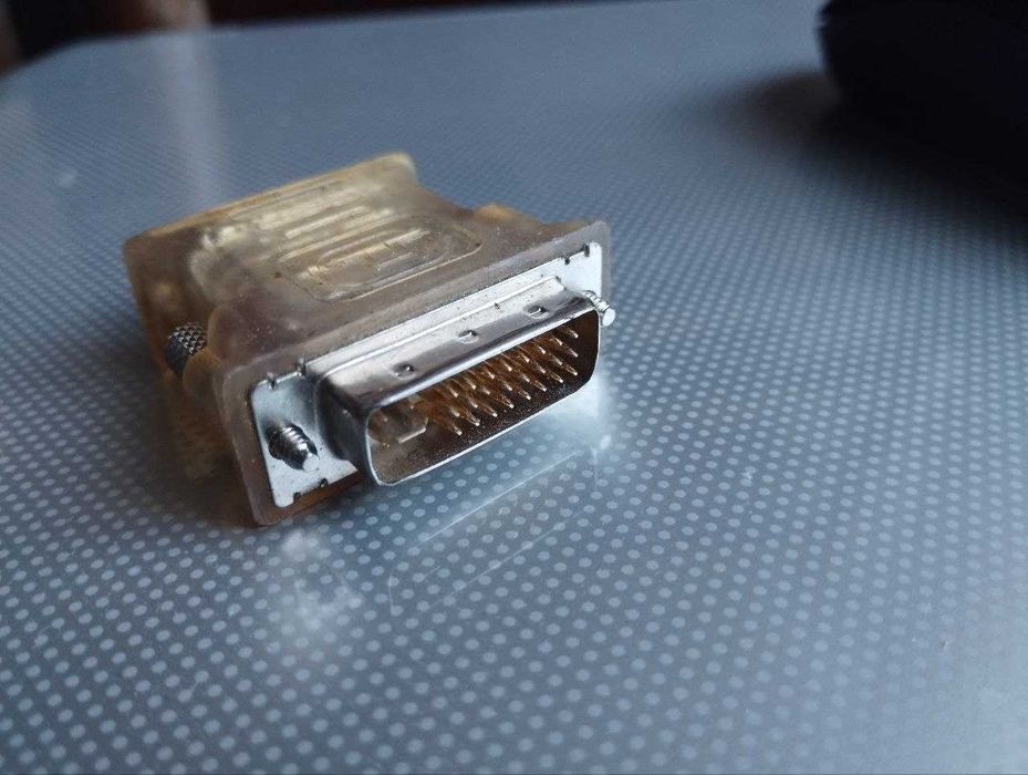Переходник DVI-I Dual Link 24+5 pin (Male) to VGA type A, 15 pin: 50 ...