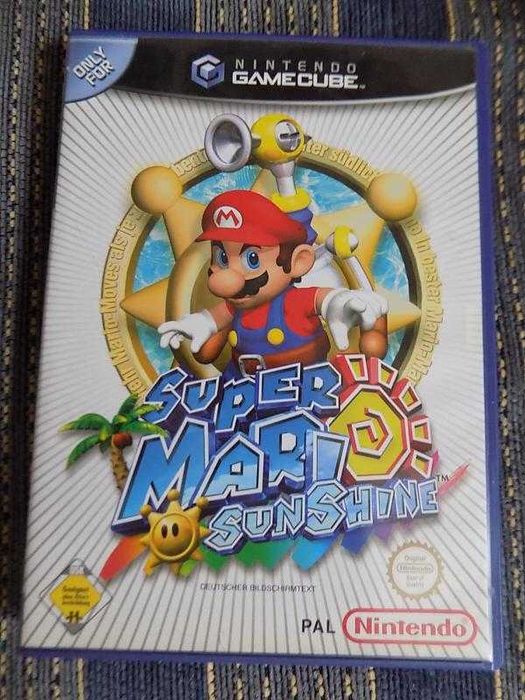 Super Mario Sunshine - Mario 3D gra na Nintendo GameCube GCN Game Cube ...