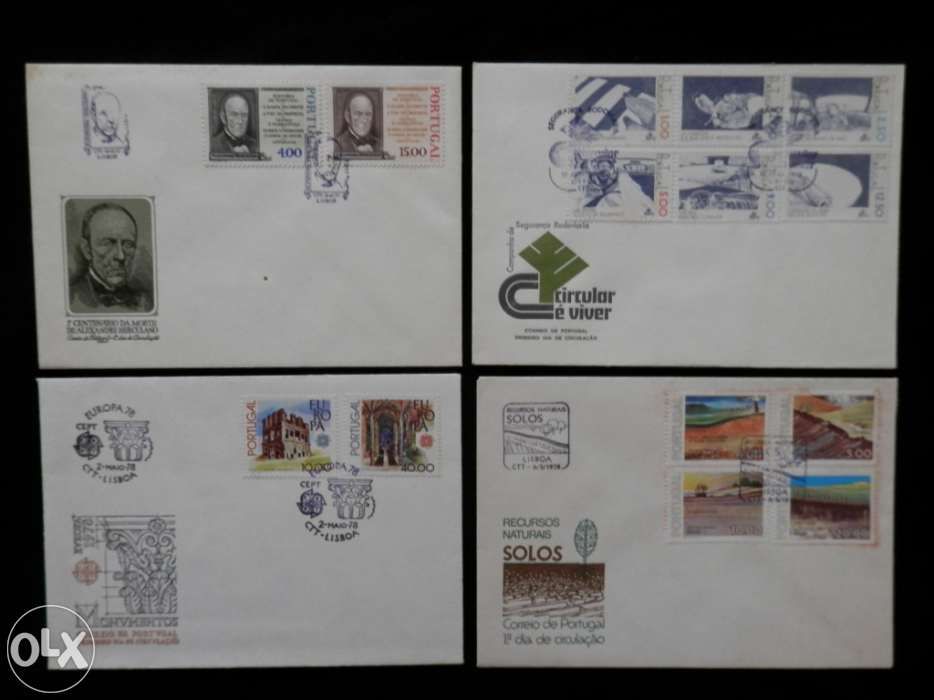 Envelopes originais dos CTT com selos Praia da Vitória (Santa Cruz ...
