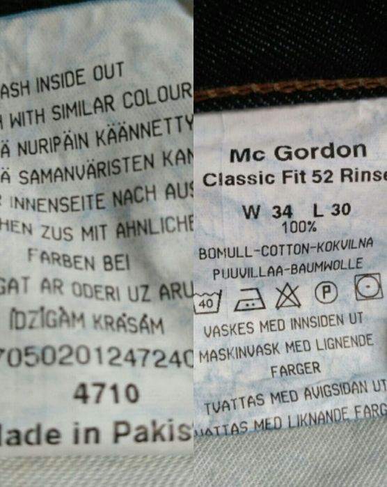 Джинсы Mc. Gordon classic fit. Новые.: 675 грн. - Класичні джинси ...