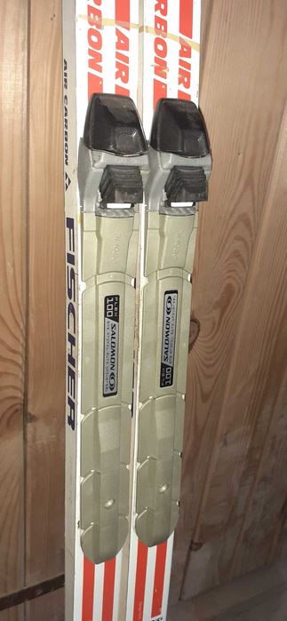 Narty biegowe biegówki FIscher RCS 215 cm wiązania SNS Profil Auto ...