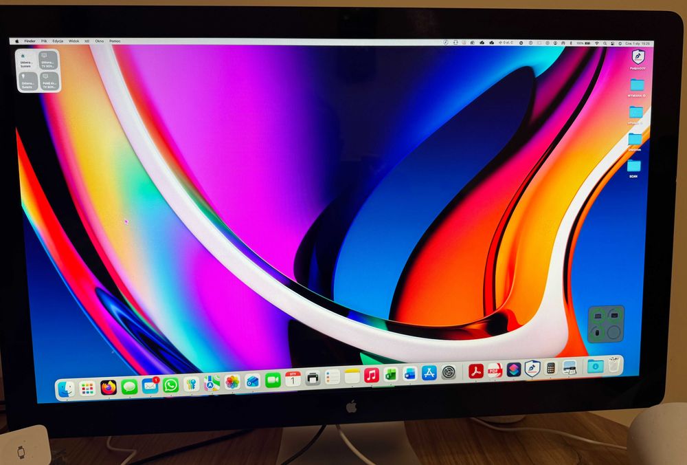 Monitor Apple LED Cinema Display 27" 4K - używany sprawny Łódź Widzew ...