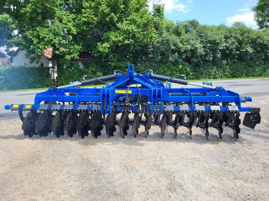 PROMOCJA brona talerzowa 4m/5m TALERZÓWKA hydrauliczna OD RĘKI Wojtech ...