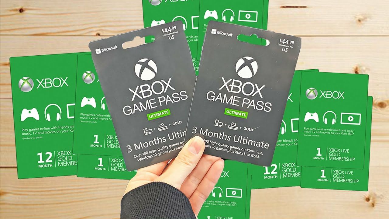 Коды пополнения подписки Xbox Game Pass Ultimate для One Series S X ПК ...