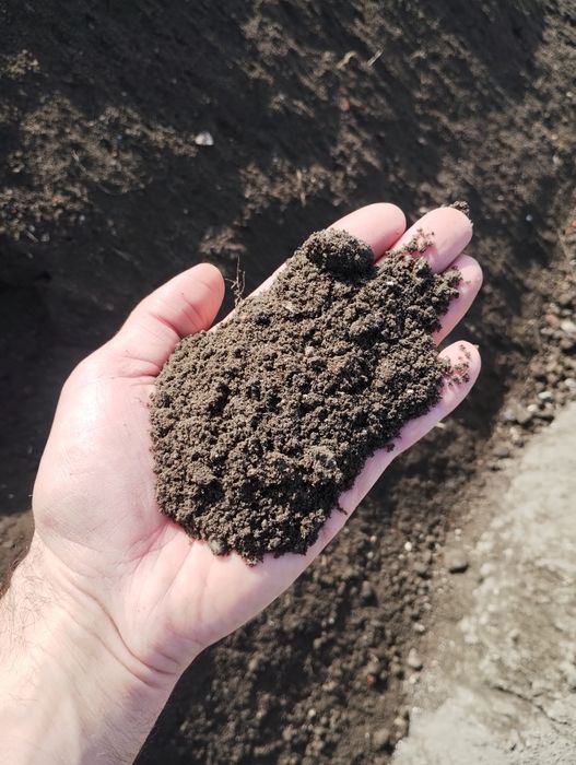 Ziemia ogrodowa przesiewania.Humus ogrodowy.Ziemia pod trawnik ...