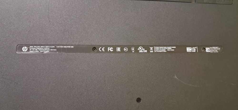 Ноутбук HP TRE 71025 Boeblingen Germany: 3 900 грн. - Ноутбуки Житомир ...