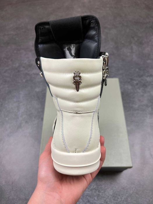 Rick Owens x Chrome Hearts Geobasket Low Black: 4 999 грн. - Кросівки ...
