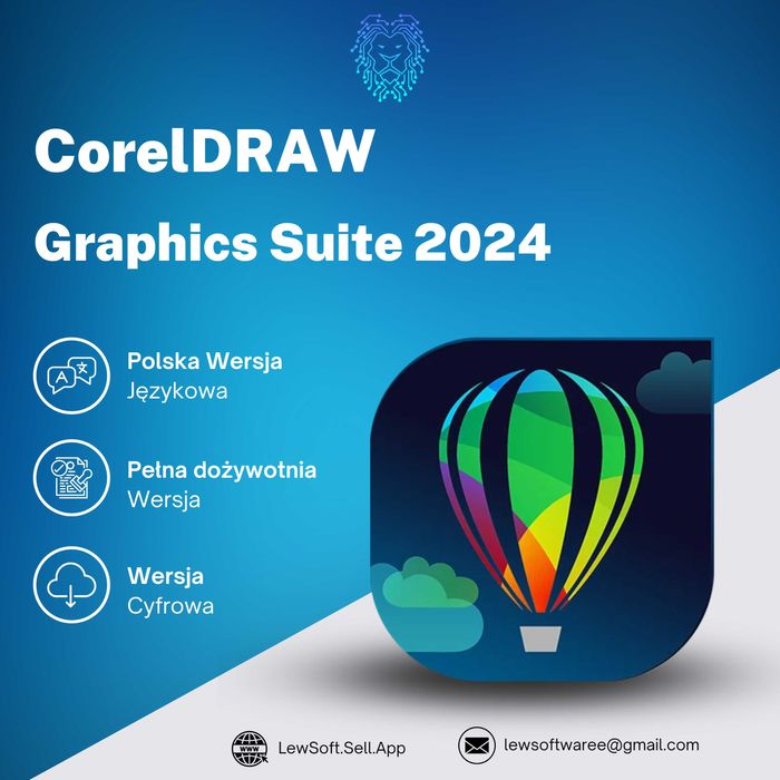 CorelDRAW Graphics Suite 2024 - Dostawa w mgnieniu oka [ PL / KLUCZ ] Gdańsk Aniołki • OLX.pl