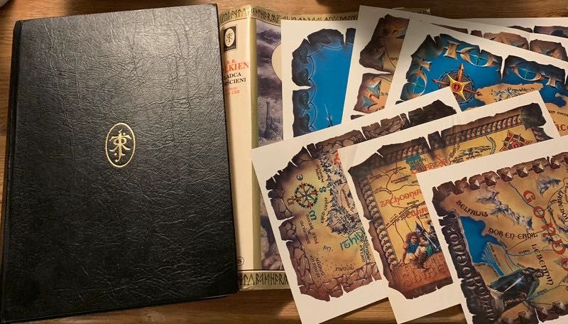 Tolkien Władca Pierścieni, wyd. Atlantis 1992, ilustracje Alan Lee ...