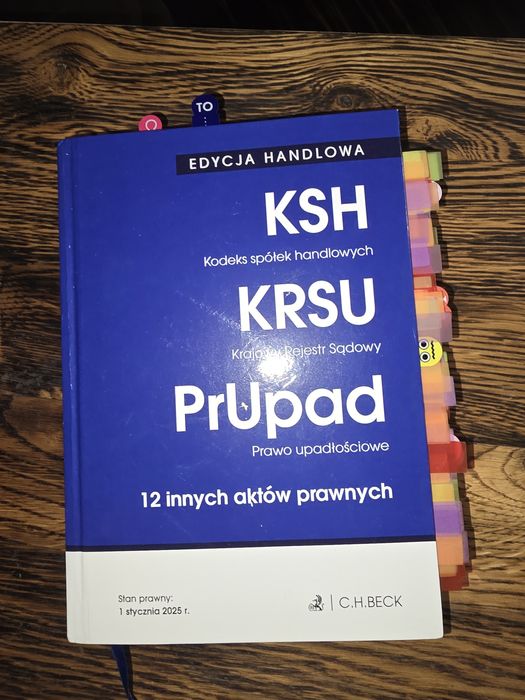 Edycja handlowa kodeks spólek handlowych – ksh 2025 Legionowo • OLX.pl