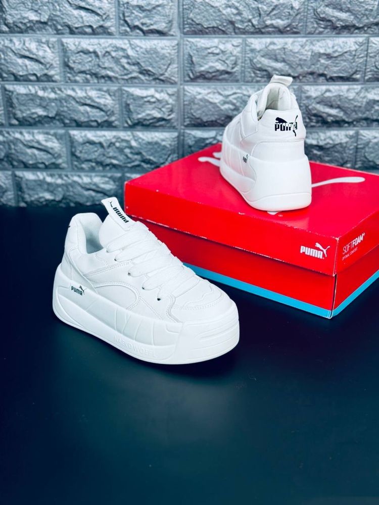 Puma Кроссовки женские Премиум Кожа Кросовки на высокой платформе пума ...