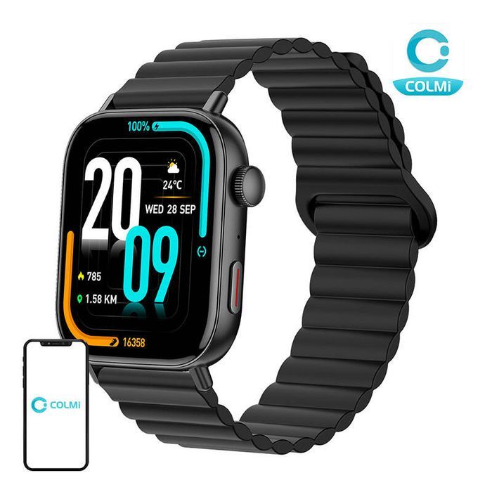 Smartwatch Colmi C8 Max Z Magnetycznym Paskiem (Czarny) Szczecin ...