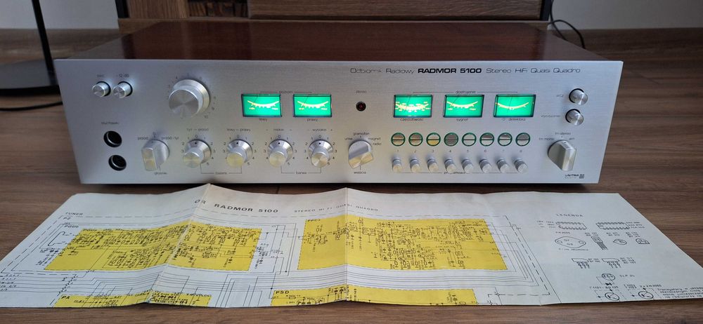 Amplituner Radmor 5100 Srebrny ! IDEALNY STAN ! 1 Właściciel ! Okazja ...