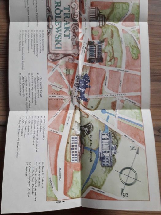 Trakt Królewski Warszawa plan mapa trasa Poznań Grunwald • OLX.pl