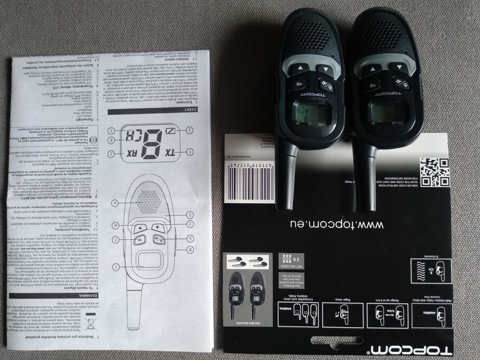 Topcom Twintalker RC-6410 walkie talkie krótkofalówki Wrocław Stare ...