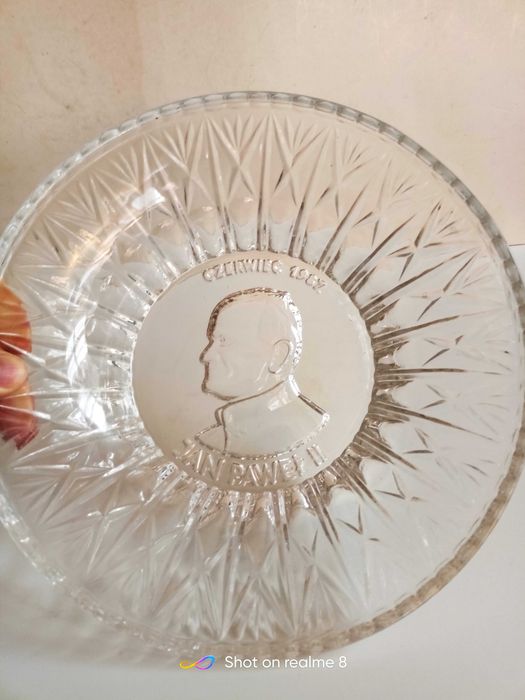 Patera JAN PAWEŁ II z PRL-u 1987r vintage Łódź Górna • OLX.pl