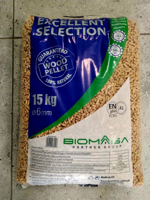 Pellet ENplus A1 EXCELLENT SELECTION paleta 66 worków 990kg pelet ...