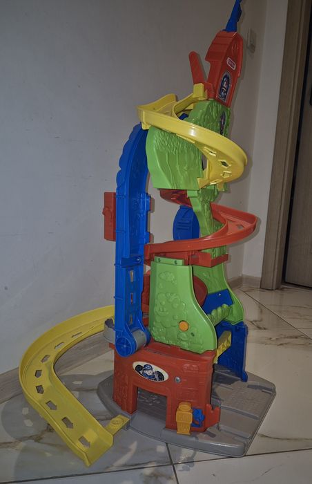 Tor samochodowy, zjeżdżalnia 2w1 Fisher-Price Wolsztyn • OLX.pl