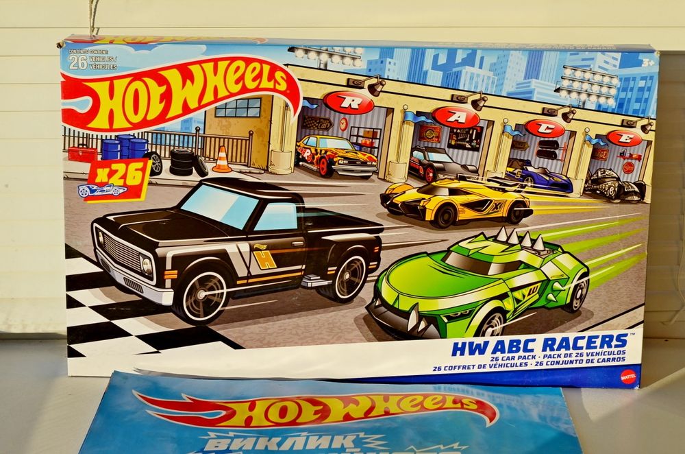Набір машинки Hot Wheels 26 шт. ABC Racers набор хот вілс машинок авто ...
