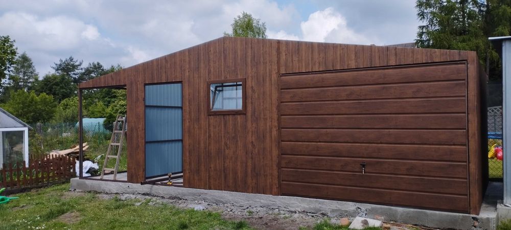 Garaż blaszany garaz blaszak garaze drewutnia 8x4 5x7 7x5 Skarżysko ...