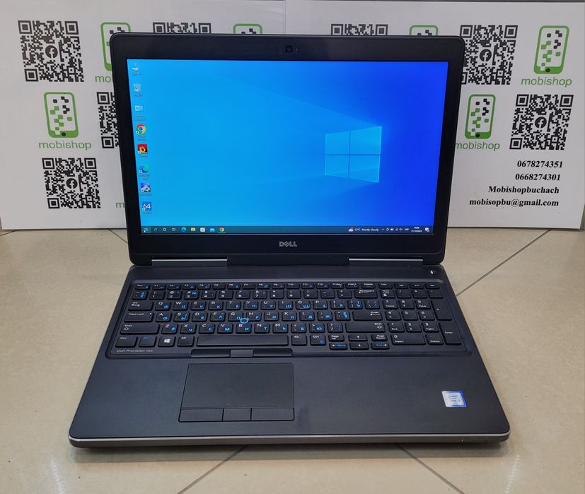 Ноутбук Dell Precision 7510 15,6" Full HD IPS Intel Core I7 HQ AMD R9 ...