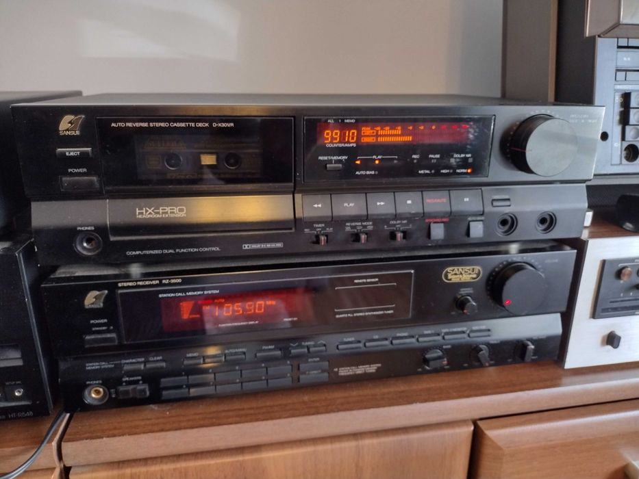 Sansui RZ-3500 Sansui deck D-X301 i R / nie diora unitra sharp gf ...