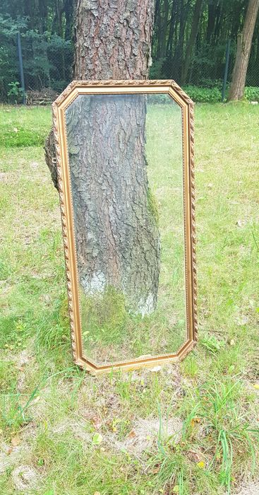 Duża bardzo stara rama ze szkłem Ruda Śląska • OLX.pl