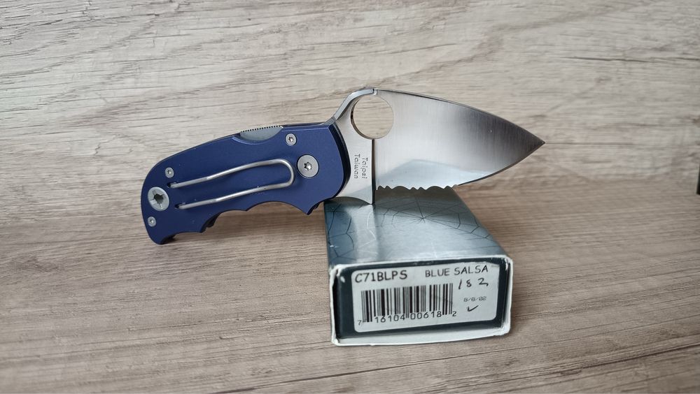 Spyderco Blue Salsa 193V 2002 рік. Discontinued. Оригінал!: 8 150 грн ...