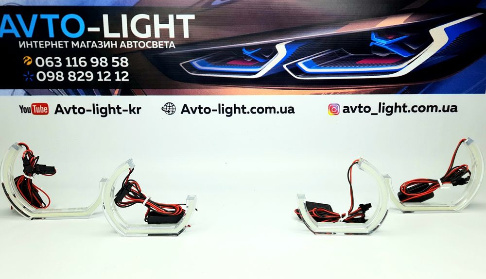 Ангельские глазки BMW Crystal led E36,E39,E46,E53,E60,E70,E90,F30: 2 100 грн. - Інші ...