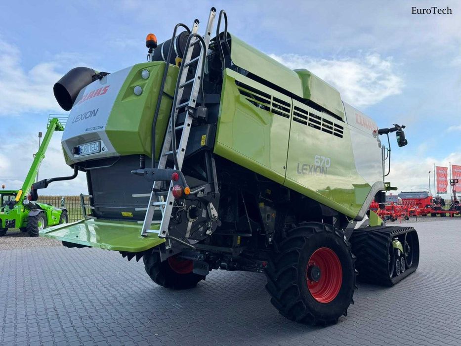 Kombajn zbożowy Claas Lexion 670 Terratrac rok 2017 stan bdb Vario 770 ...