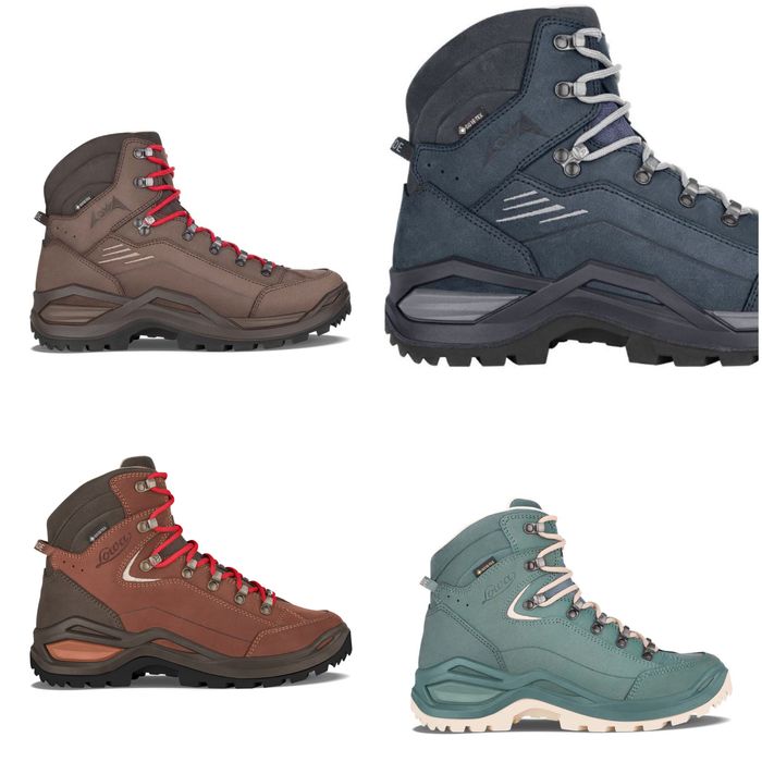 Lowa renegade 100 gtx mid gore tex vibram нові new оригінал черевики: 4 ...