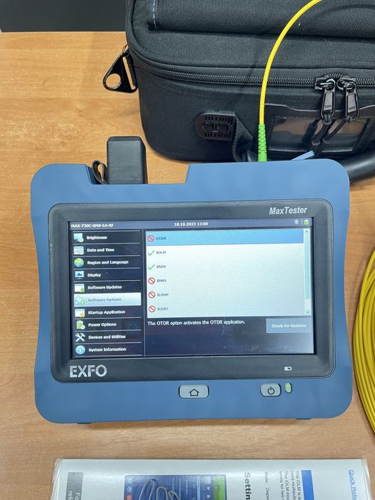 Продам рефлектометр Exfo Maxtester max-730c-sm8: 150 000 грн. - Прочая ...